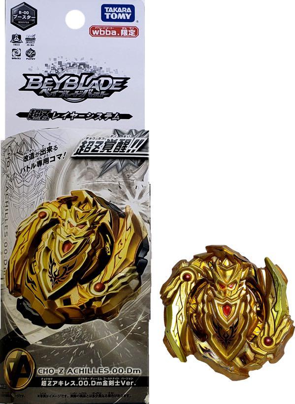 BeyBlade Burst Cho-Z Achilles 00 Dimension Gold Version, Hobbies & Toys ...