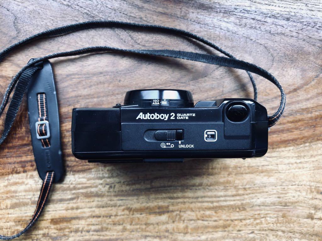 Canon Autoboy 2 Film Camera Quartz Date, Photography, Cameras on Carousell