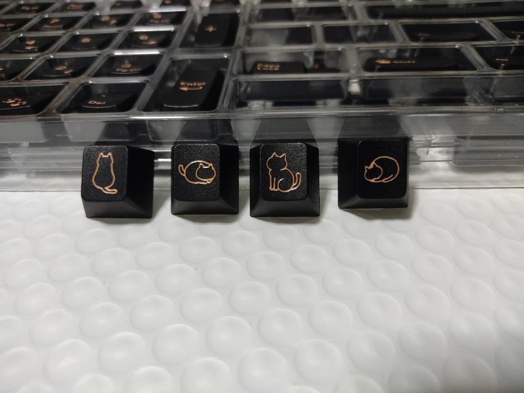 Cat themed Keycaps Set (130 Keycaps), Computers & Tech, Parts ...