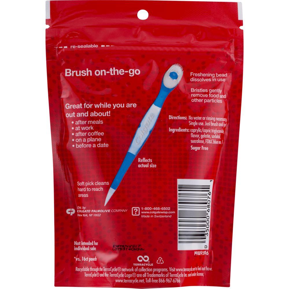 Colgate Max Fresh Wisp Disposable Mini Toothbrush, Beauty & Personal ...