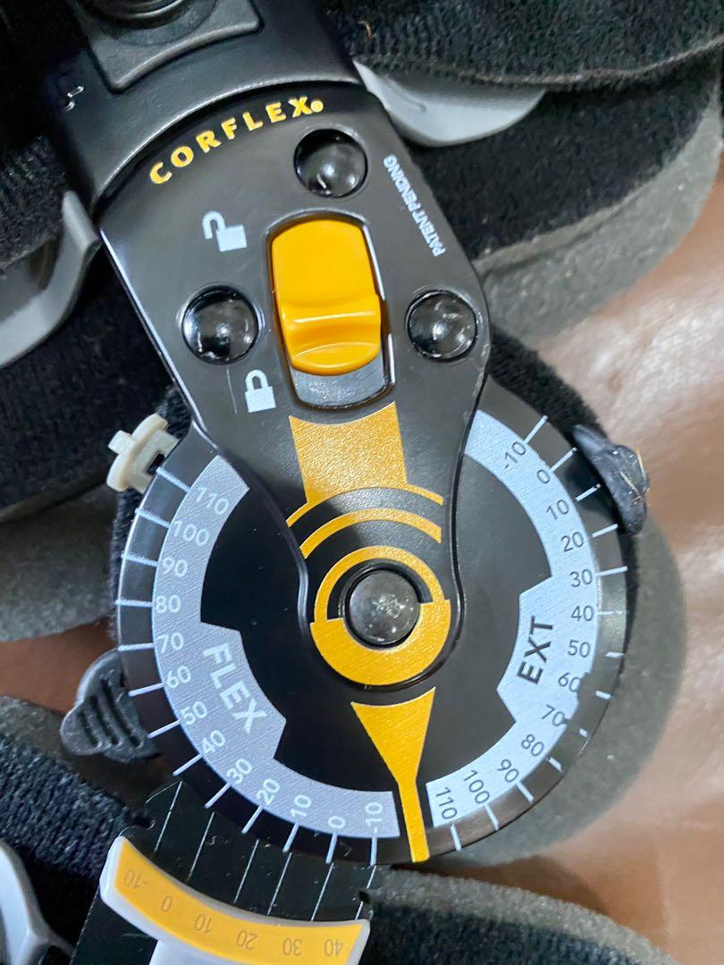 Corflex Contender post-op Knee Brace, Health & Nutrition, Braces ...