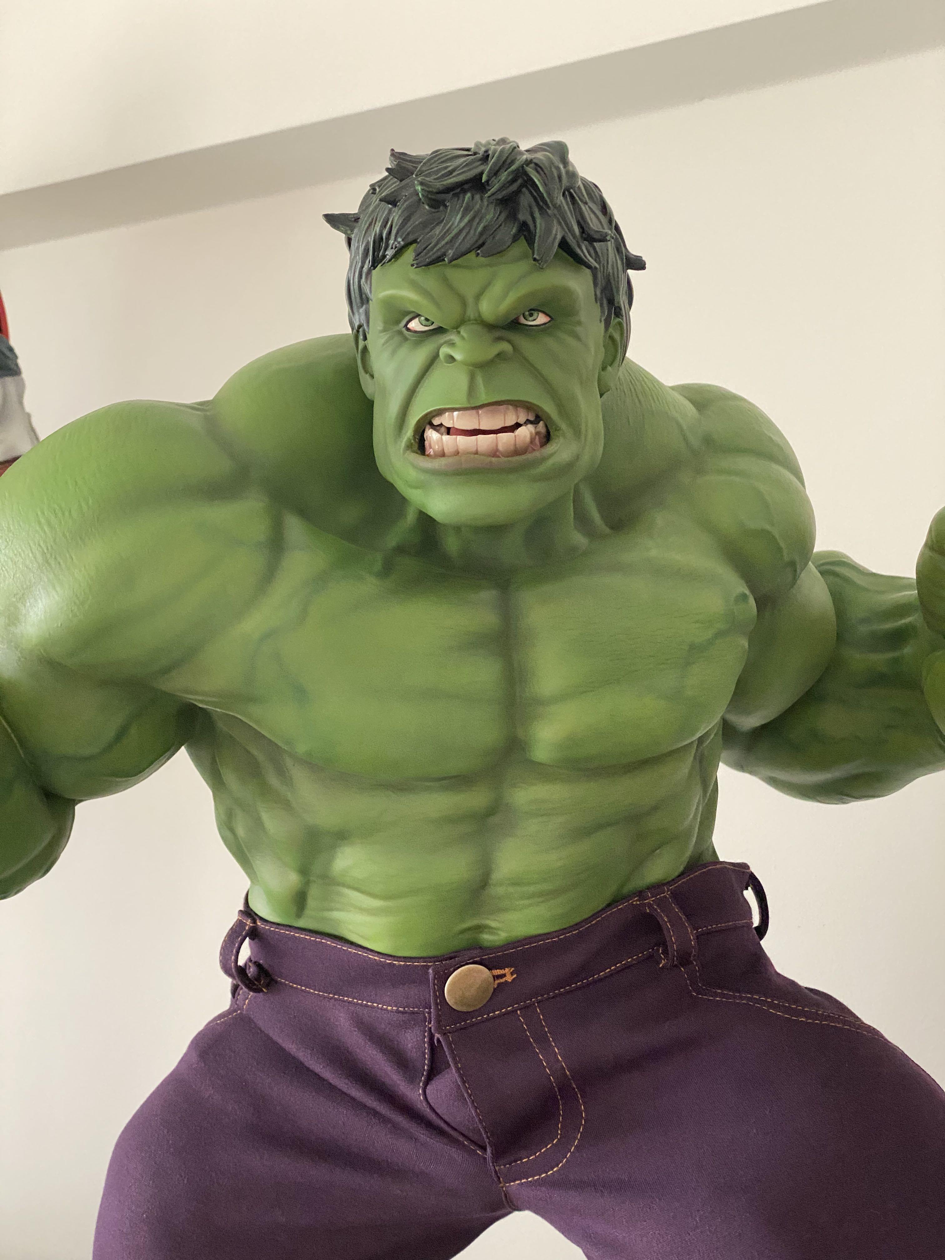 Custom fan art 1/4 Green Hulk statue (tag: Sideshow XM Studios Prime 1 ...