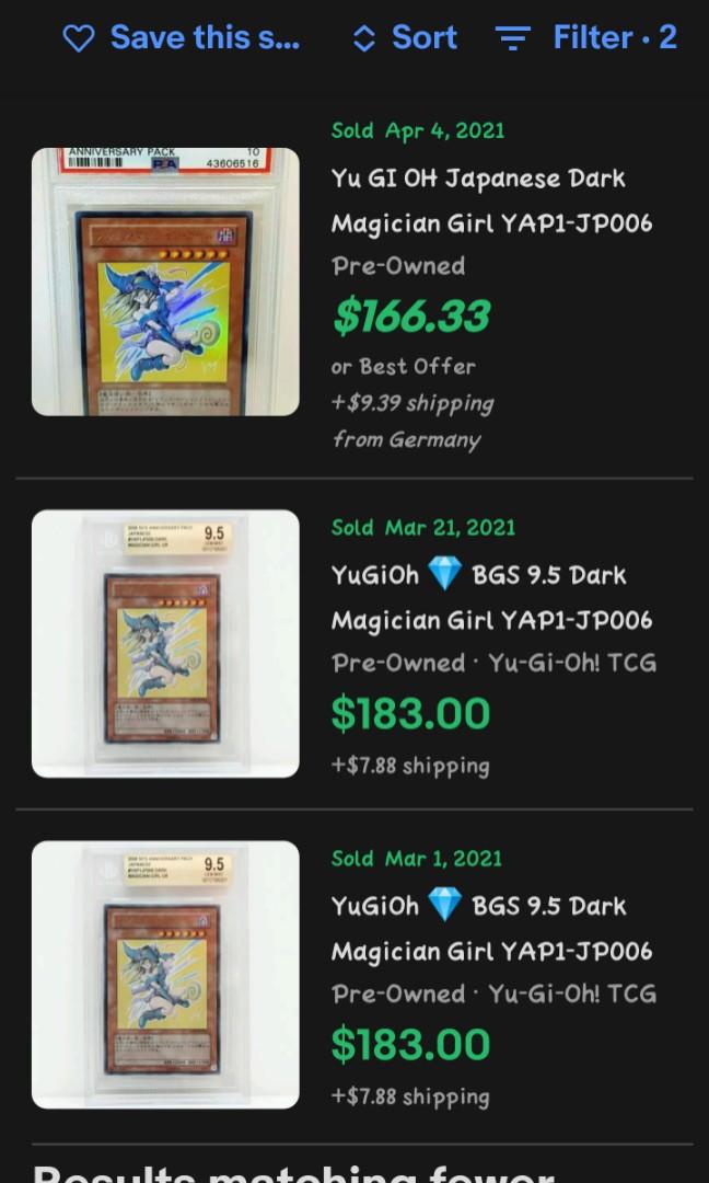Dark magician girl YAP1-JP006 PSA 10 Sealed Yugioh JPN Anniversary Pack, Hobbies & Toys, Toys ...