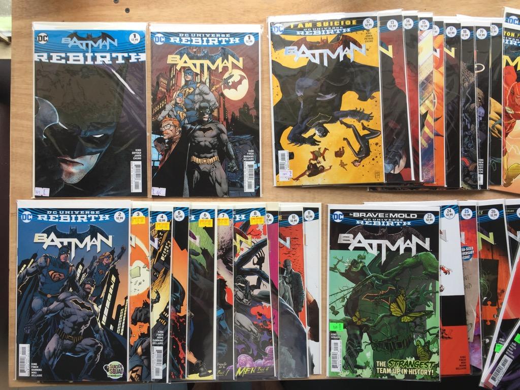DC Rebirth Batman 1 to 28, 30,31,32 (with Lenticulars + Annual 1 ...