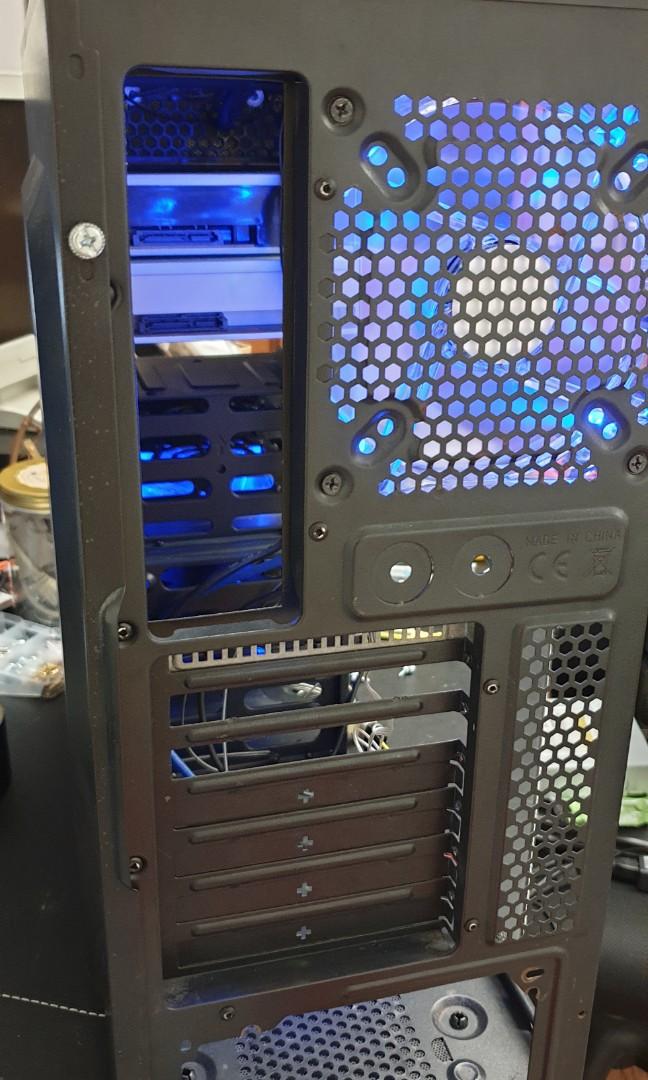 Deepcool ATX Case with blue LED fans, Computers & Tech, Parts ...