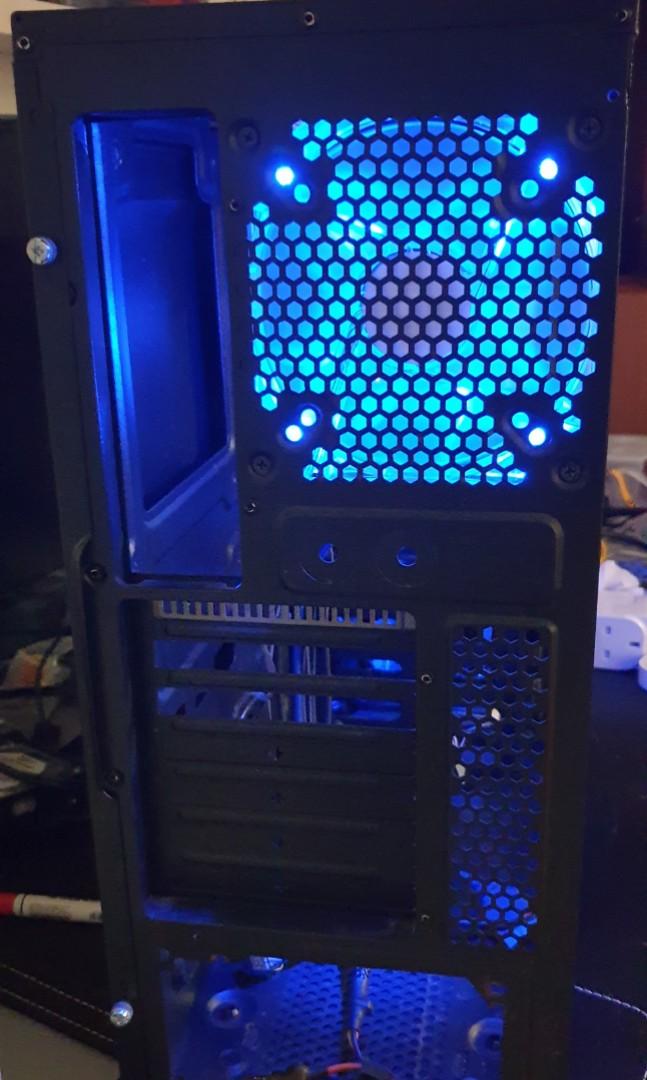 Deepcool ATX Case with blue LED fans, Computers & Tech, Parts ...