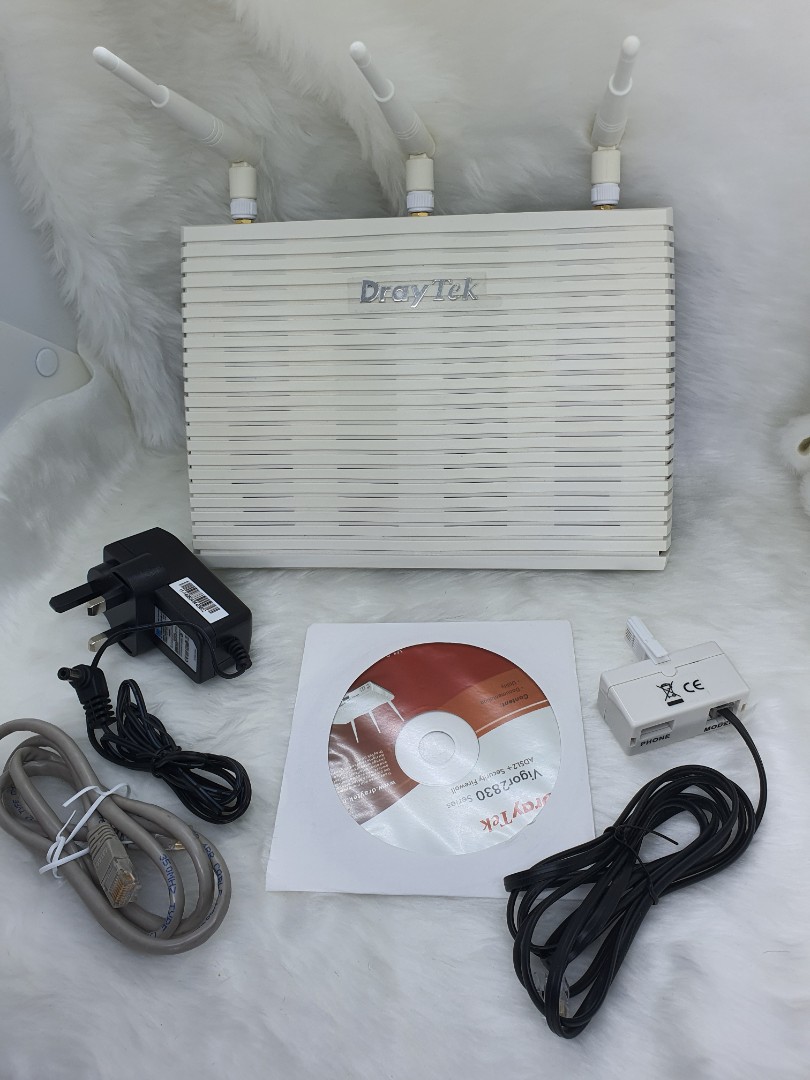 Draytek Vigor 2830N ADSL2/2+ Wireless 11n Router Firewall & 4 Gigabit ...