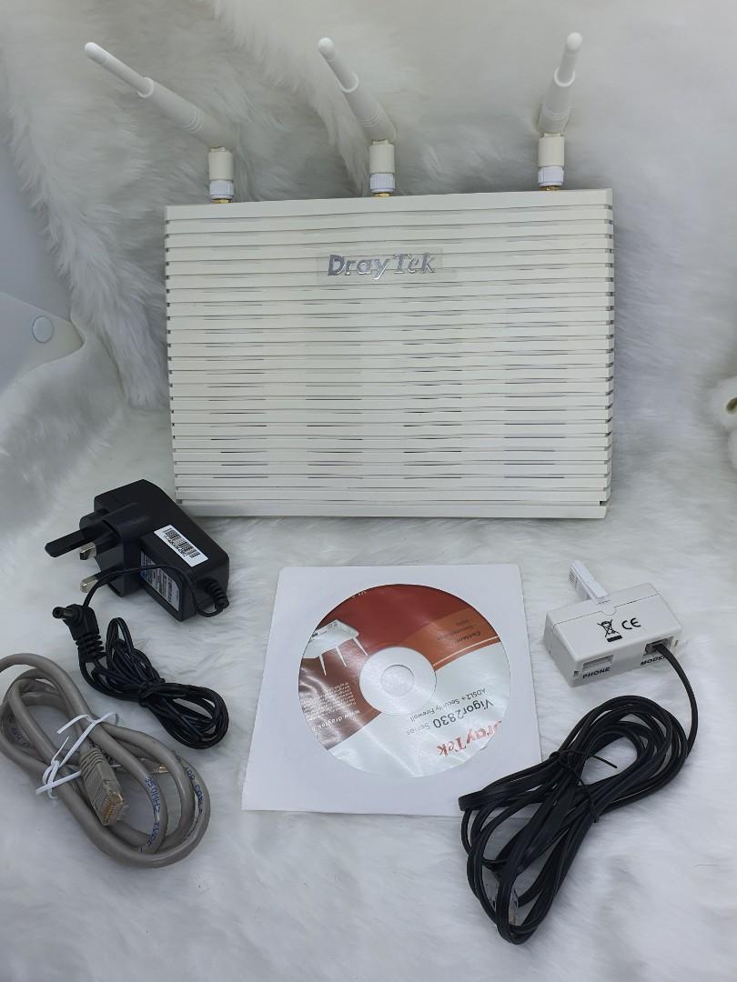 Draytek Vigor 2830N ADSL2/2+ Wireless 11n Router Firewall & 4 Gigabit ...