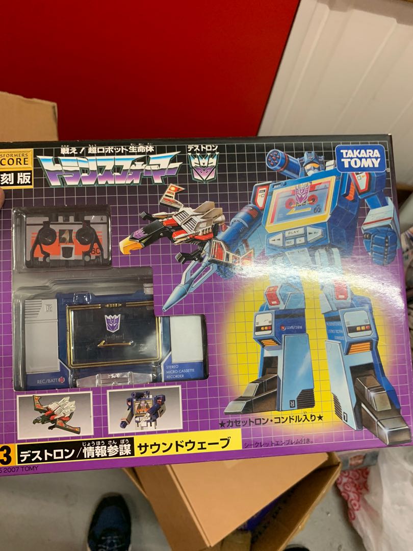 Encore 03 g1 soundwave transformers, Toys & Games, Others on Carousell