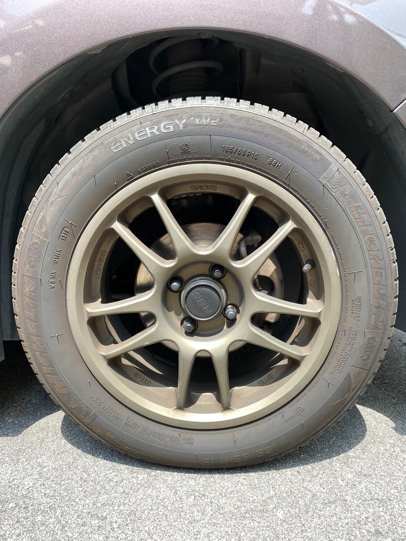 Enkei PF01 Design Rims (15" inch), Car Accessories, Tyres & Rims on ...
