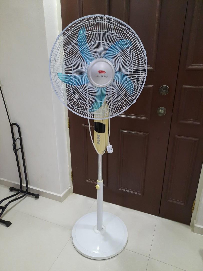 Europace 3 speed powerful 5 blades stand fan., Furniture & Home Living ...