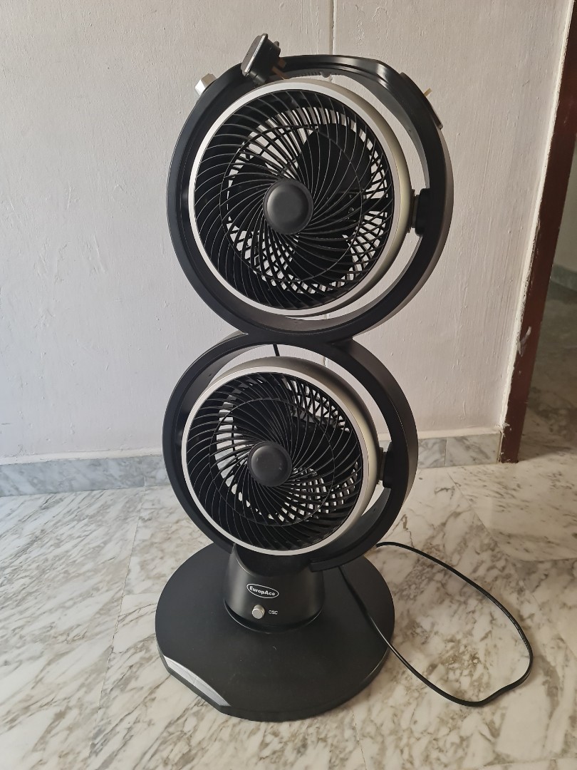 Europace Dual Turbo Fan, Furniture & Home Living, Lighting & Fans, Fans ...