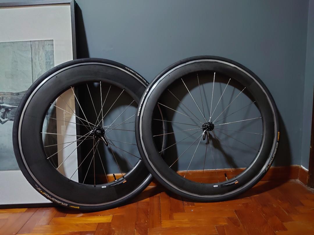 FLO 60/90 carbon wheelset ceramic, Bicycles & PMDs, Bicycles, Road ...