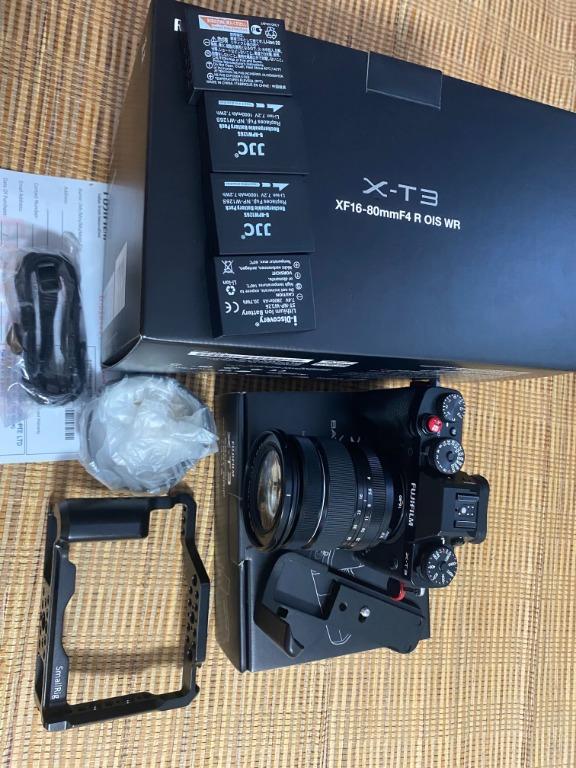 fujifilm xt3 with 16-80mm box set and Original battery handle samll rig ...