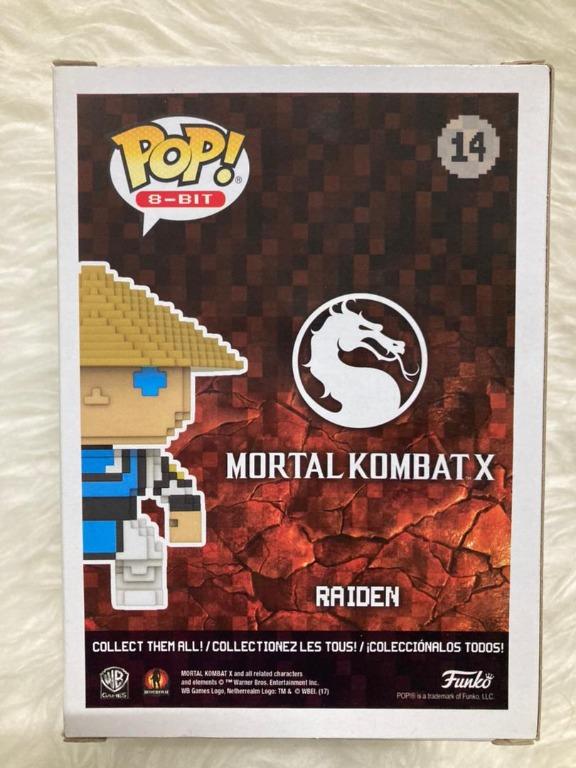 GameStop Exclusive Glow Chase Mortal Kombat 8-Bit Raiden Funko Pop ...