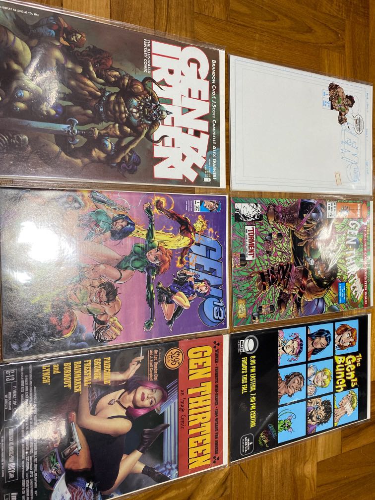 Gen 13 Issue #1 Pack - 7 covers, Hobbies & Toys, Memorabilia ...