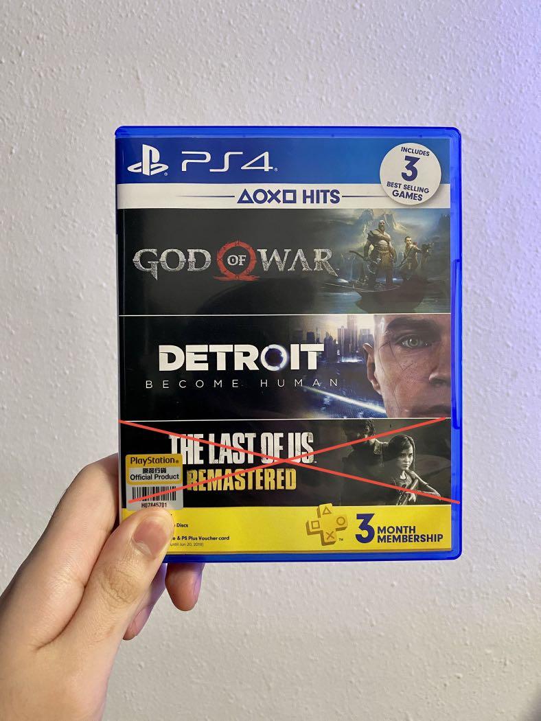 God of War + Detroit: Become Human PS4, Video Gaming, Video Games ...