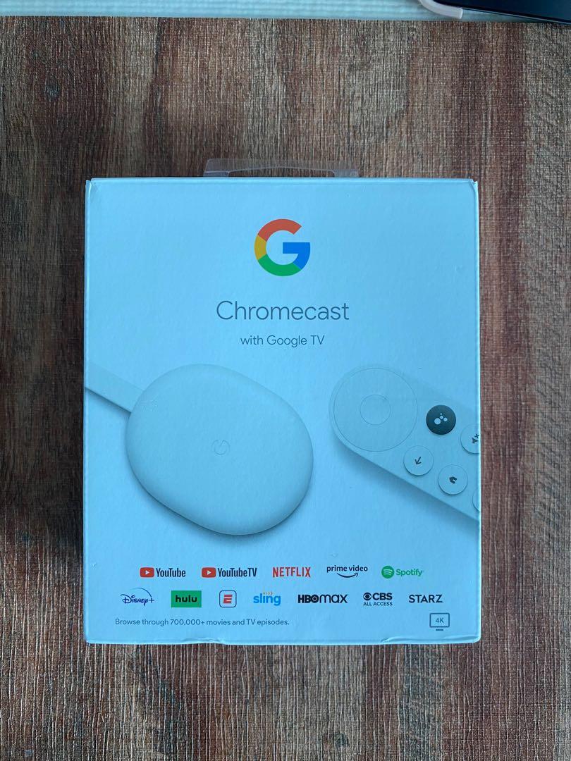 Google ChromeCast 4K 4th Gen!, TV & Home Appliances, TV & Entertainment ...