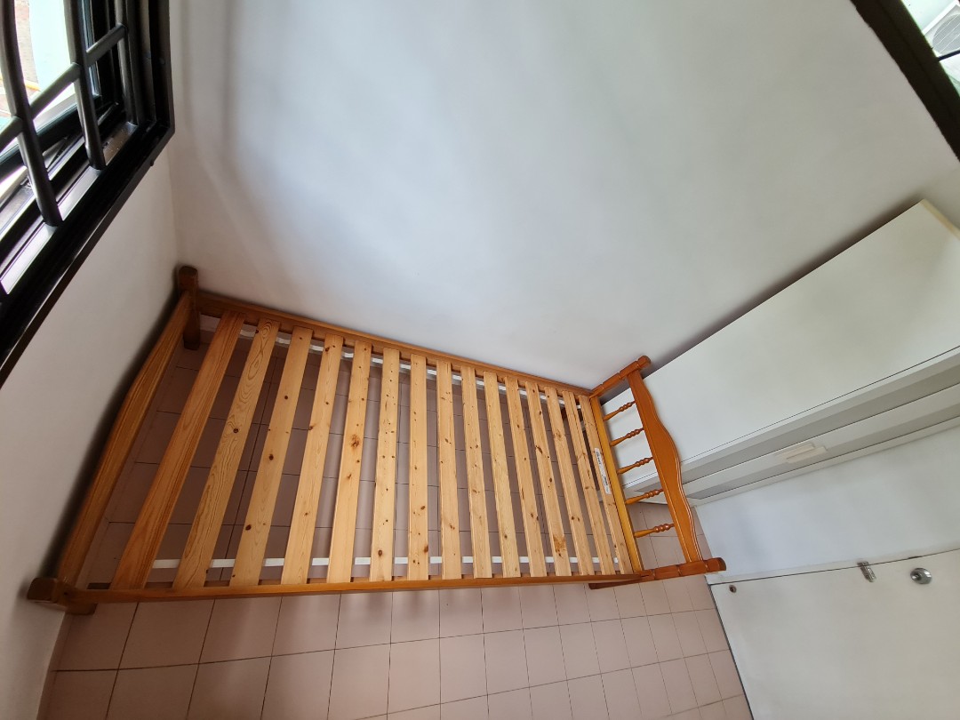 Grab & Go - single bed frame, Furniture & Home Living, Furniture, Bed ...