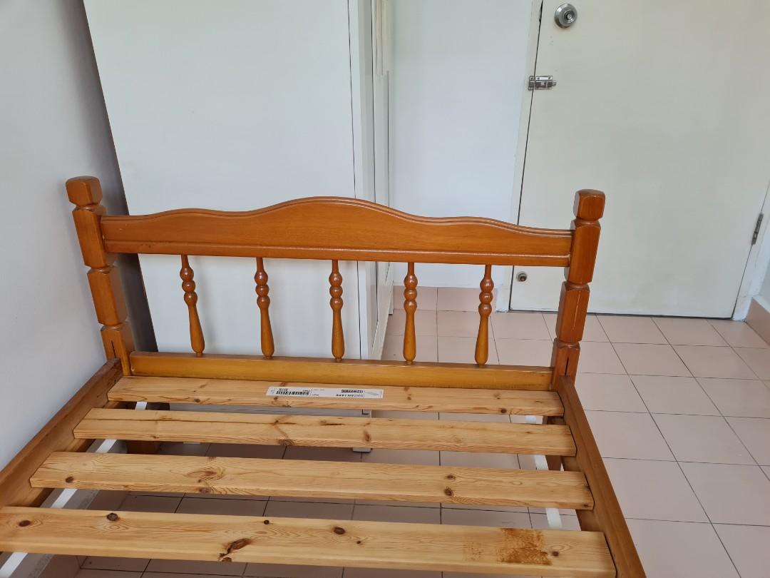 Grab & Go - single bed frame, Furniture & Home Living, Furniture, Bed ...