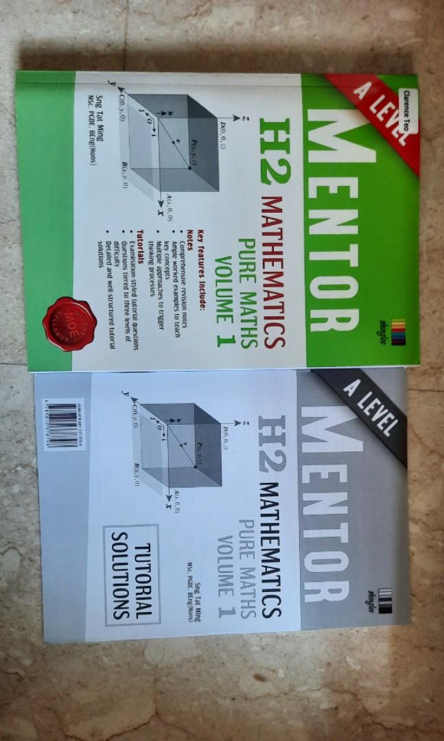 H2 Math Mentor pure math vol 1, Hobbies & Toys, Books & Magazines, Assessment Books on Carousell