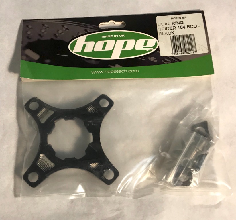 Hope Dual Ring Spider 104 BCD, 運動產品, 單車及配件, 單車 - Carousell