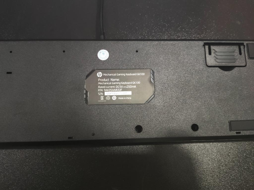 HP Mechanical Keyboard, Computers & Tech, Parts & Accessories, Computer ...