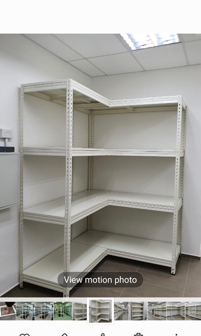 L shape or single boltless racks, Furniture & Home Living, Furniture ...