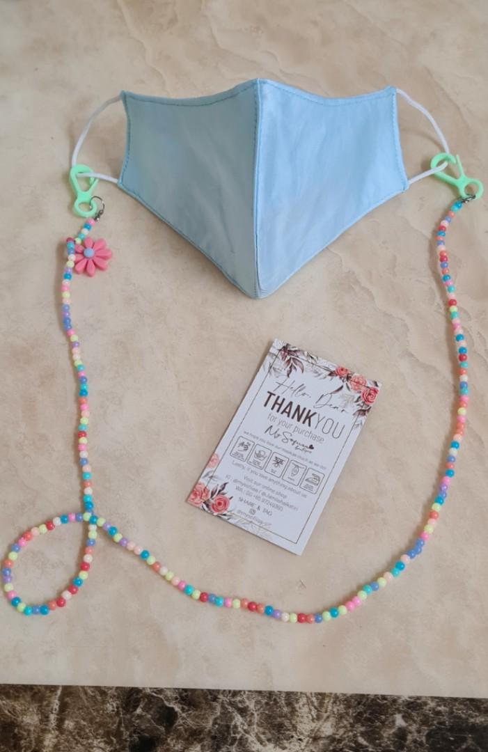 mask landyard, Health & Nutrition, Face Masks & Face Shields on Carousell