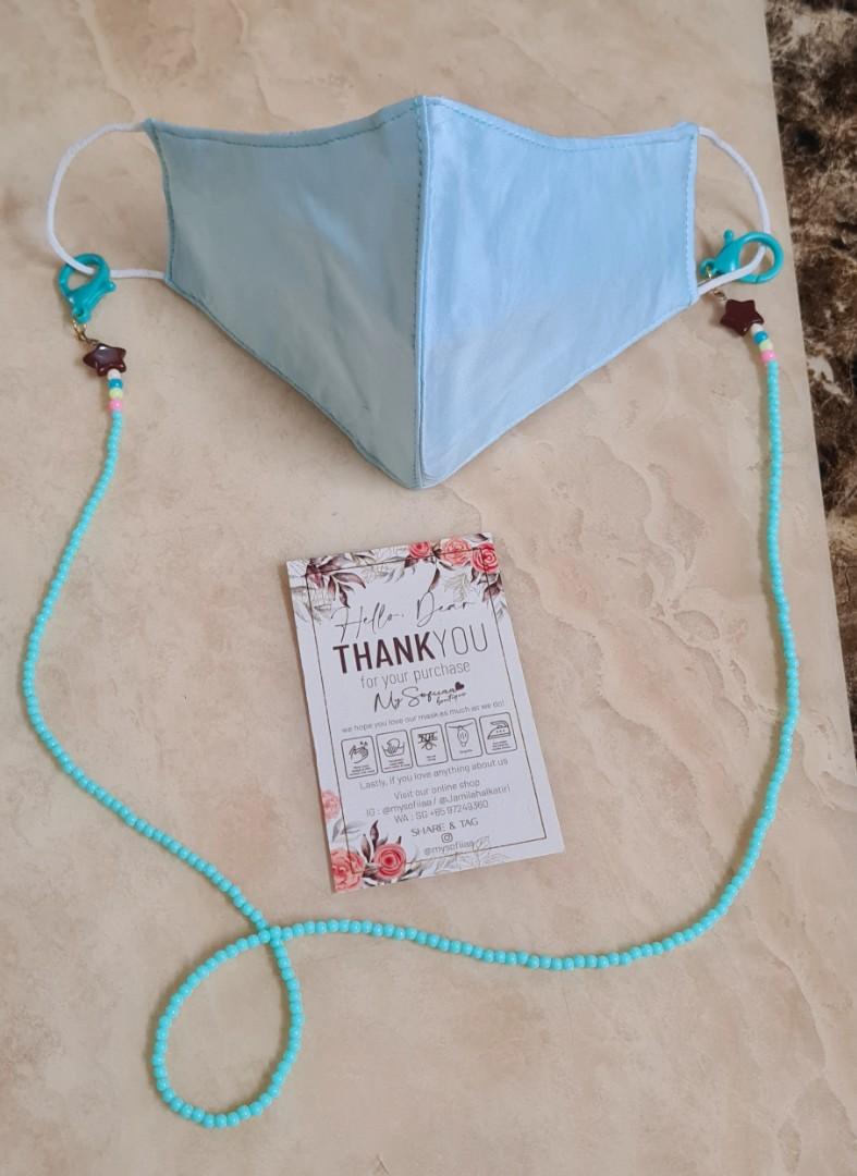 mask landyard, Health & Nutrition, Face Masks & Face Shields on Carousell