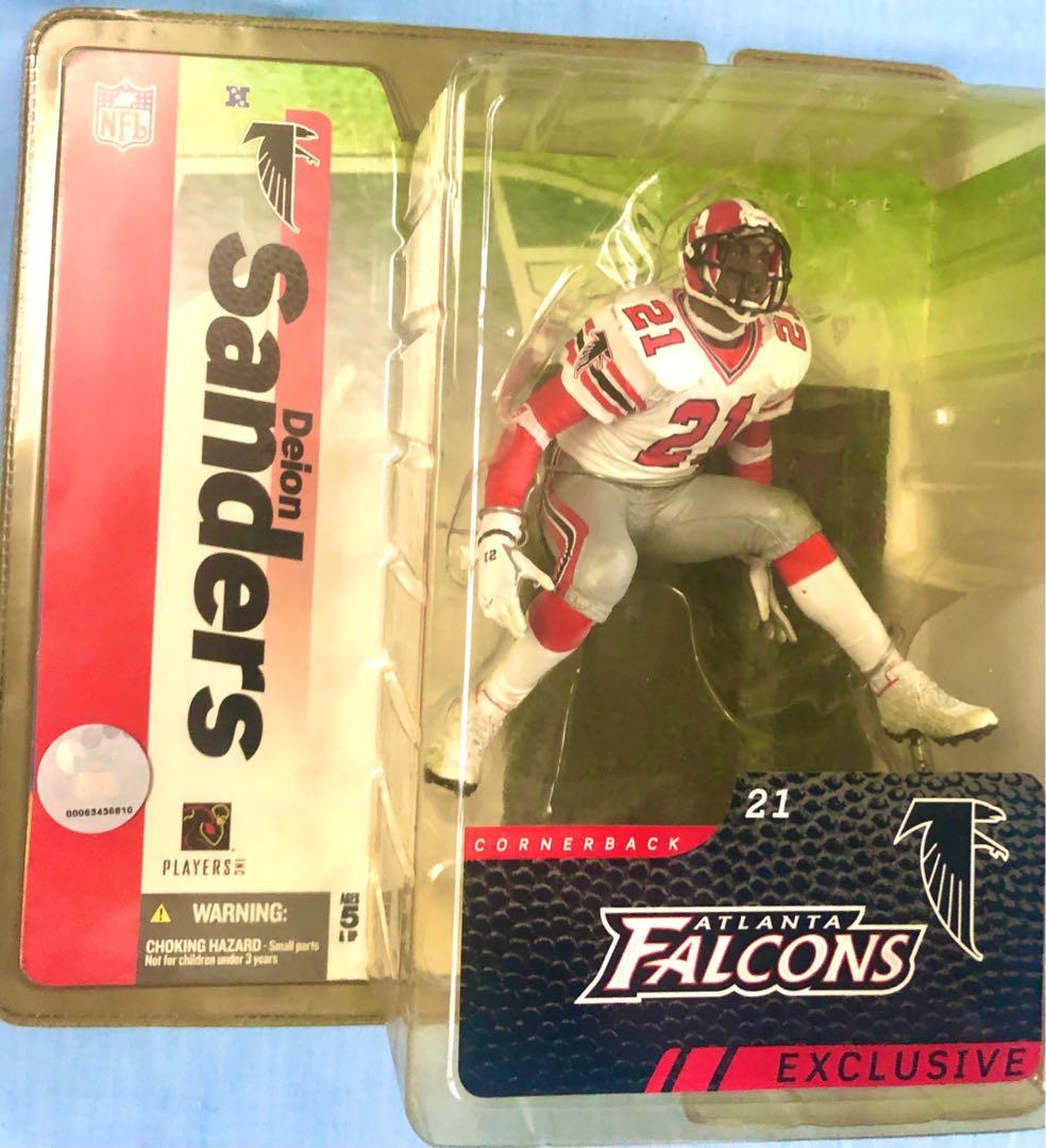 Mcfarlane Exclusive NFL Deion Sanders Falcons, Hobbies & Toys, Toys ...