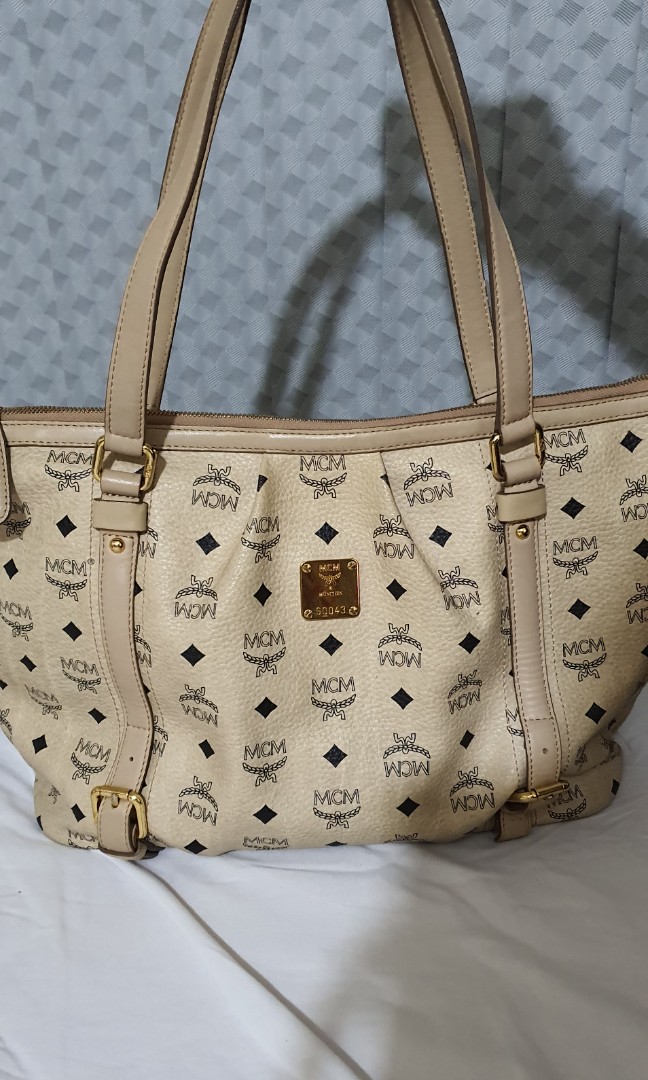 MCM 2Way Bag Cream Medium Shopee Philippines | atelier-yuwa.ciao.jp