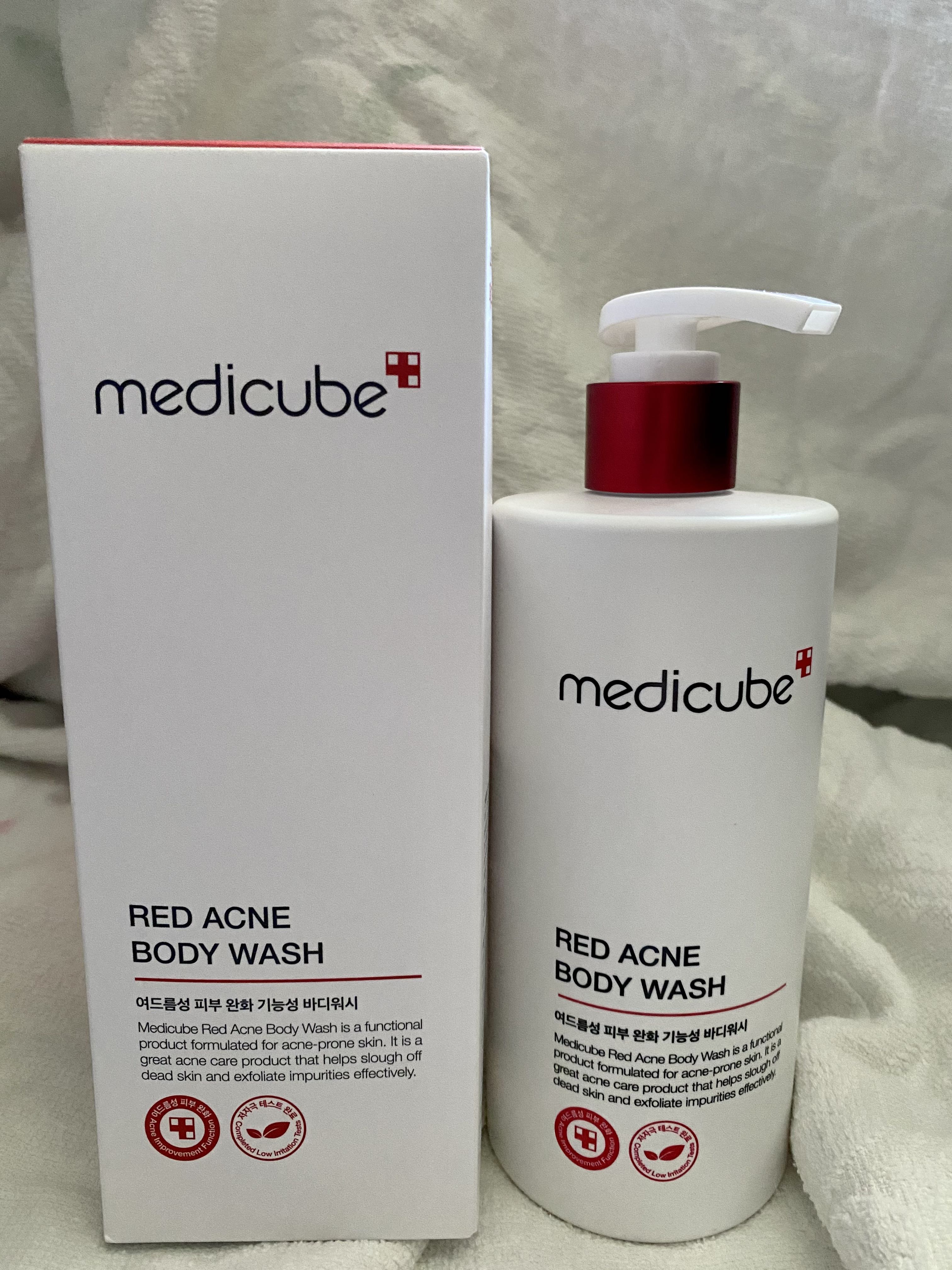 MEDICUBE Red Acne Body Wash 400ml - $36, Beauty & Personal Care, Bath ...