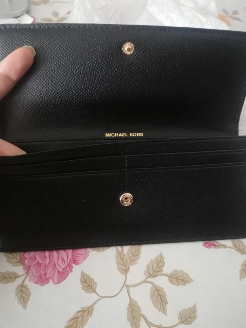 Michael Kors Slim Wallet, Luxury, Bags & Wallets on Carousell