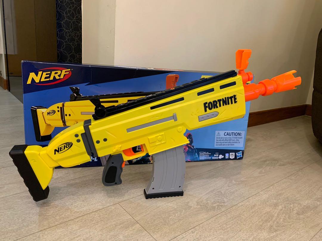 NERF Fortnite AR-L Elite Dart Blaster / Kids Shooting Gun / Super Large ...