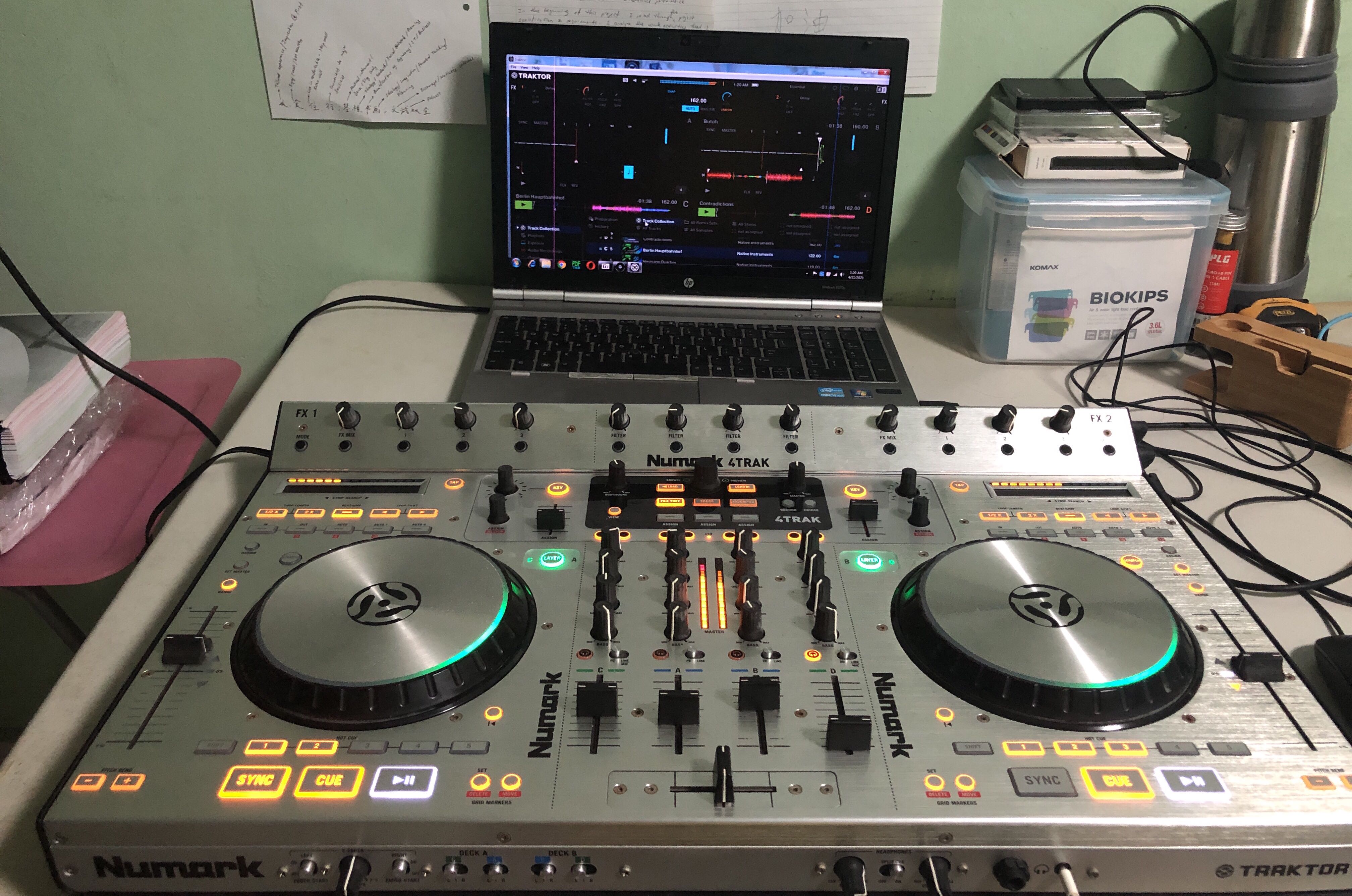 Numark 4Trak controller, Music & Media, Music Instruments on Carousell