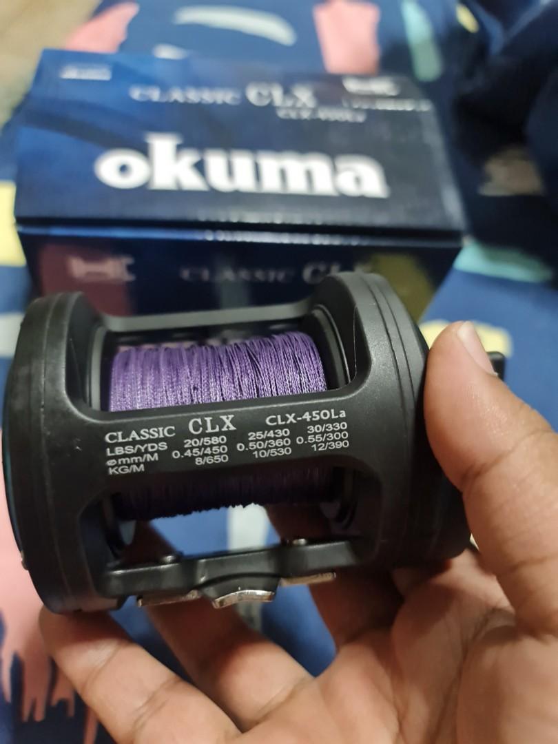 Okuma Classic CLX-450La with line guide (Right), Sports Equipment ...