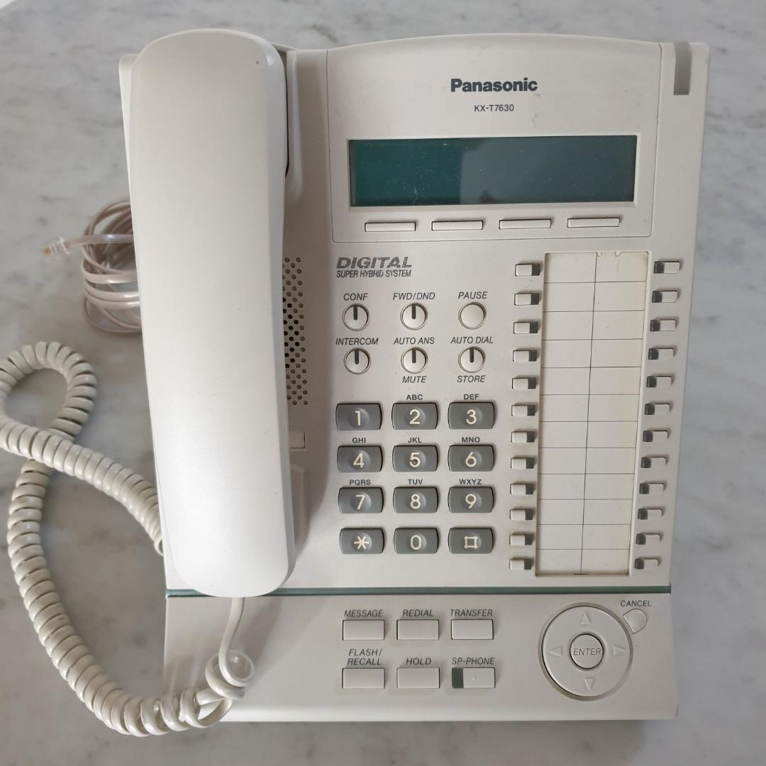 Panasonic KX-T7630 Digital Proprietary Telephone for Hybrid IP PBX ...