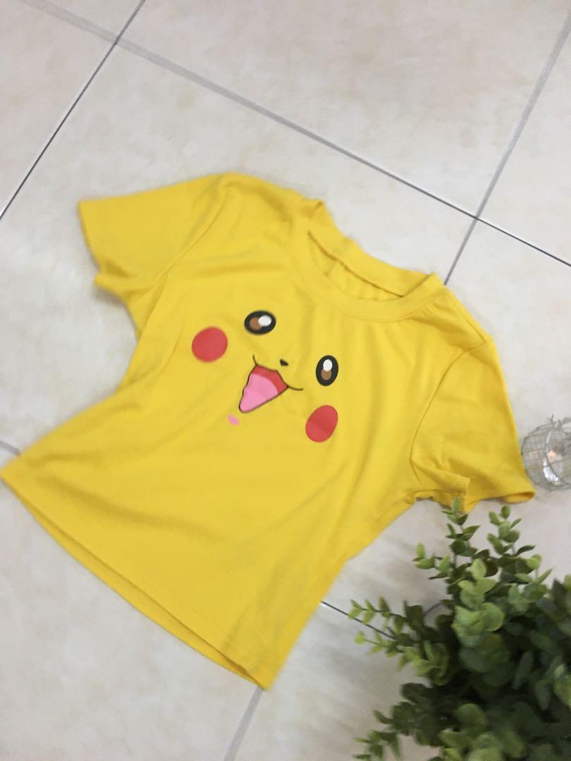 Pikachu top, Women's Fashion, Tops, Blouses on Carousell