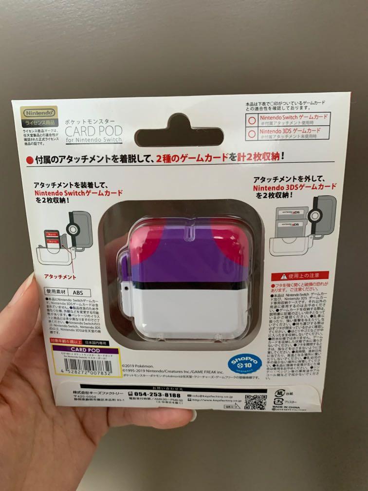 pocket monsters card pod for nintendo switch, Video Gaming, Video Game ...