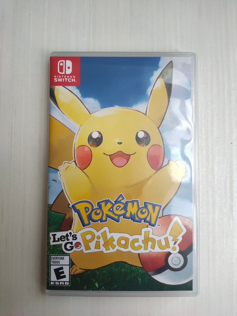 Nintendo switch game - Pokemon let's go pikachu, Video Gaming, Video ...