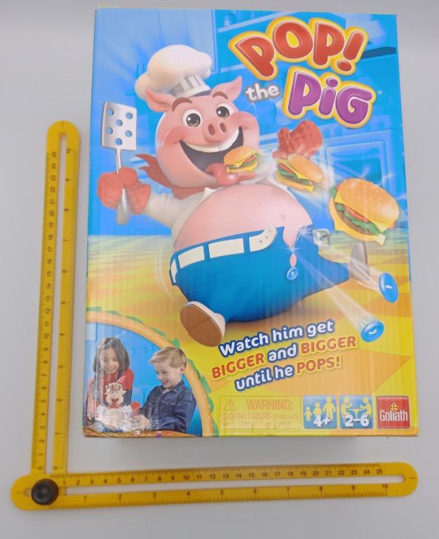 Pop The Pig Game Goliath Games Belly Busting Fun as You Feed Him ...