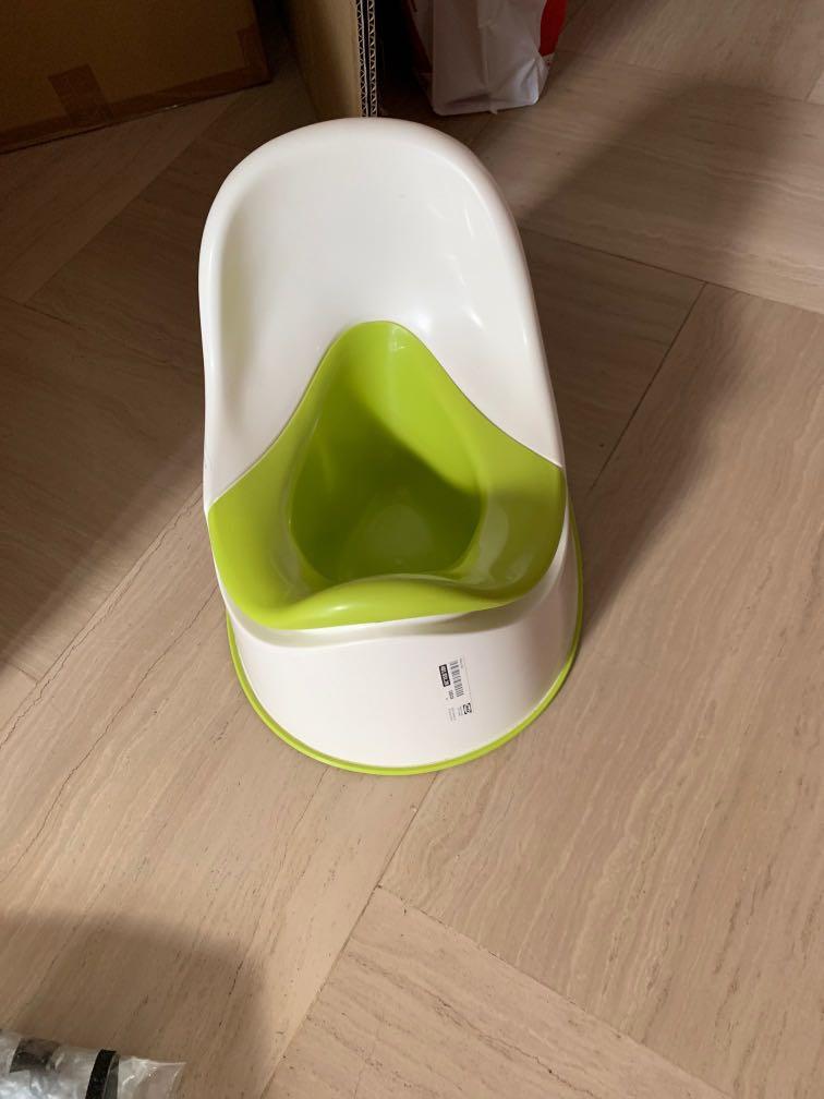 Potty chair, unused face shield, photo board, Babies & Kids, Infant ...