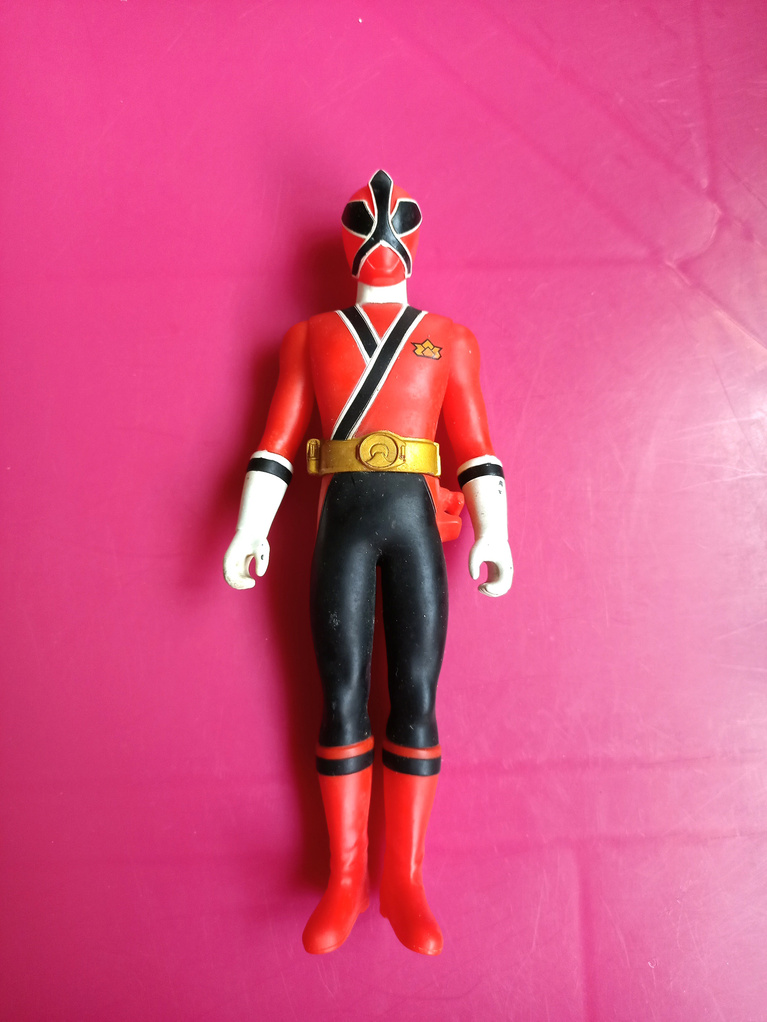 Power Rangers Samurai/Super Sentai Shinkenger (Red Ranger Vinyl Figure ...