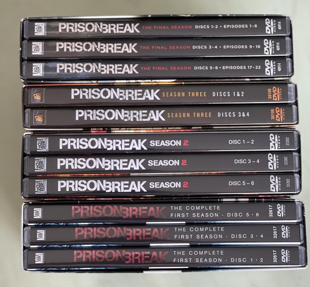 Prison Break DVD Box Set (S1 - S4) for sale!, TV & Home Appliances, TV ...