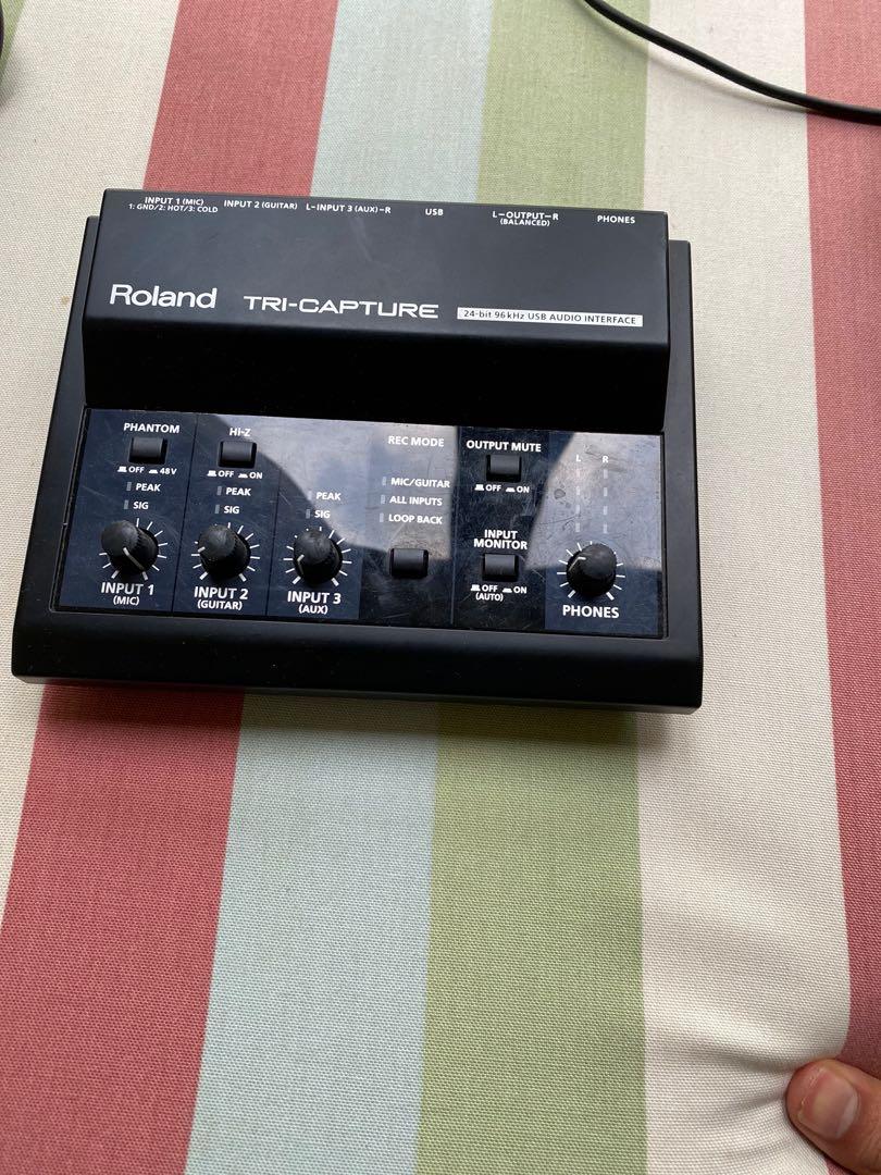 Roland Tri capture USB audio interface, Computers & Tech, Parts ...