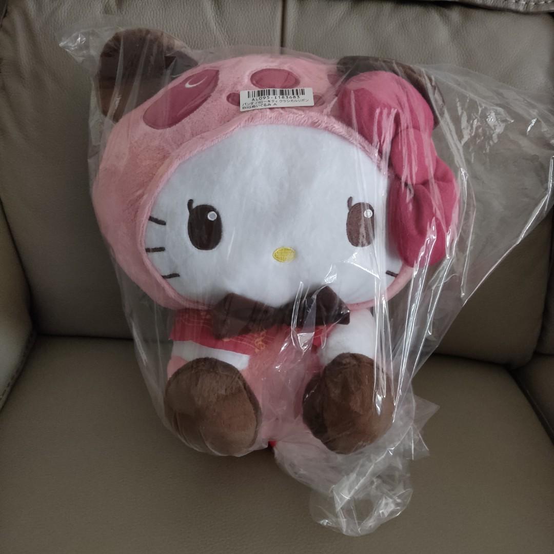Sanrio Panda Hello Kitty (~35cm), Hobbies & Toys, Toys & Games on Carousell