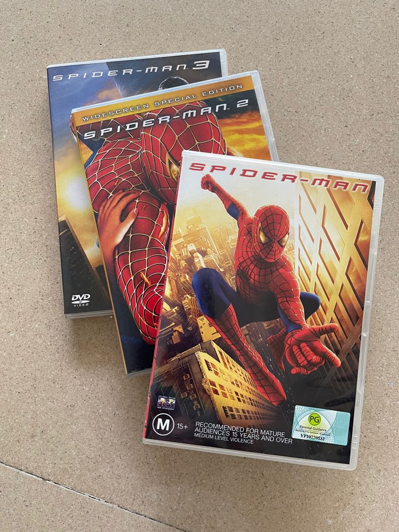 Spider-Man DVD set, Hobbies & Toys, Music & Media, CDs & DVDs on Carousell