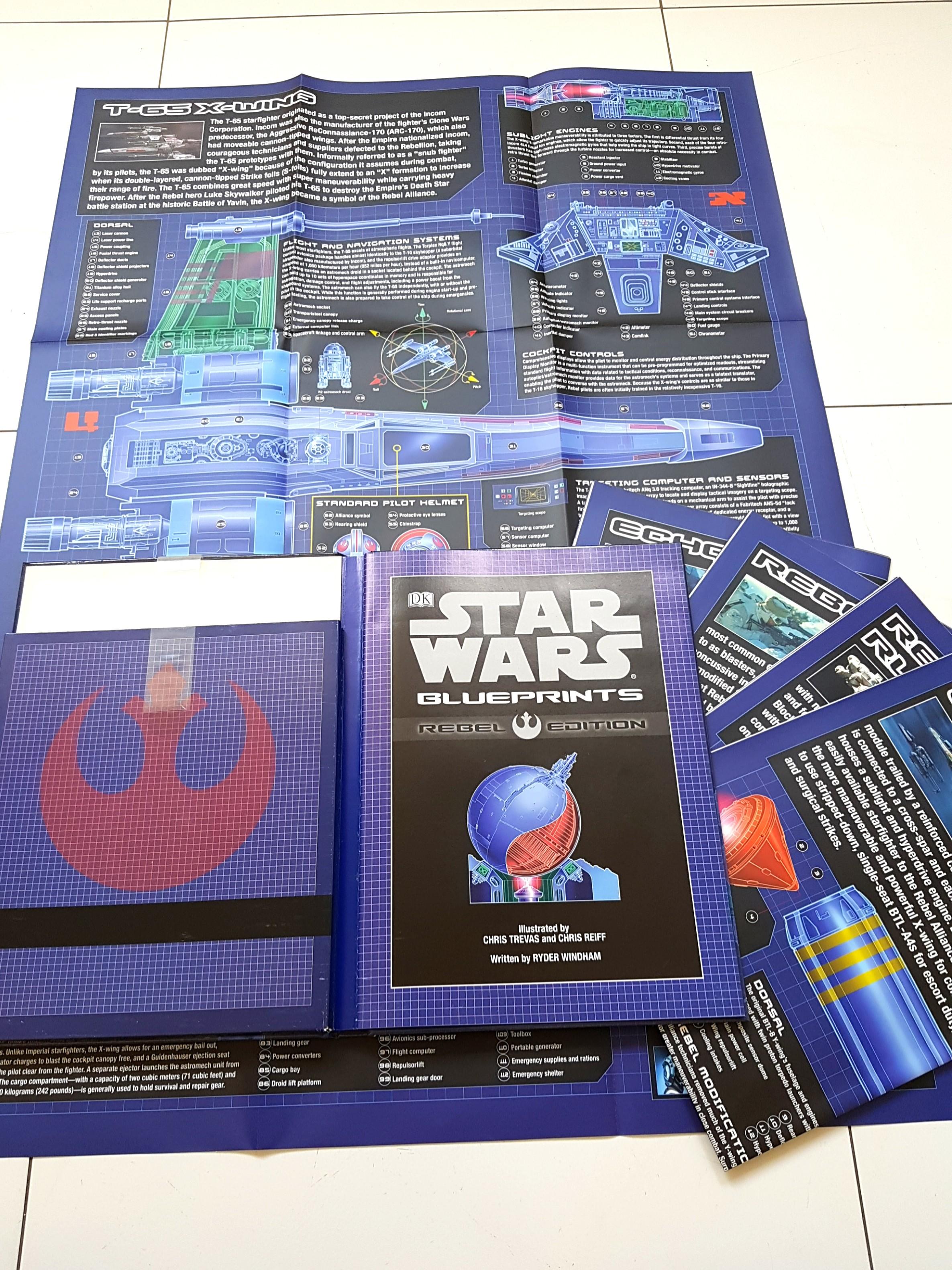 Star Wars Blueprints : Rebel Edition by Ryder Windham and Illustrated ...