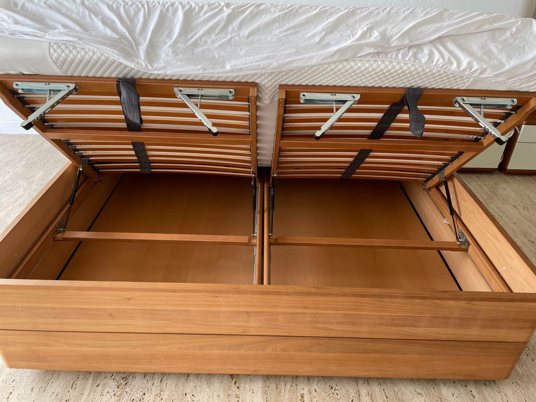 Super King (UK) bed with Original Tempur Cloud mattress - Branded ...
